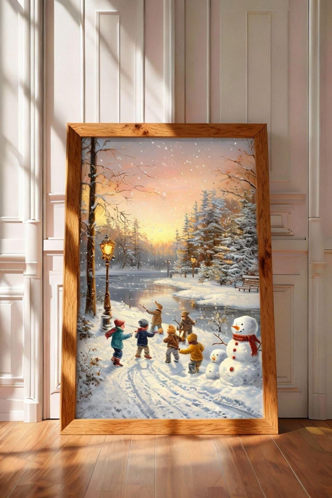 Winter Wonderland Printable Wall Art,christmas Digital Download, Cozy ...