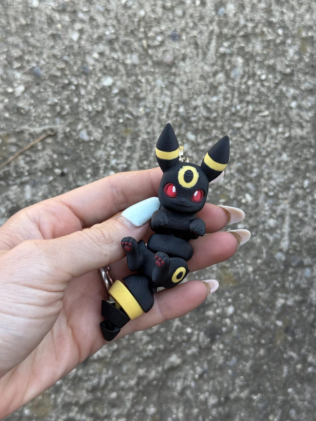 Umbreon Flexi Keychain 3MF File - Etsy