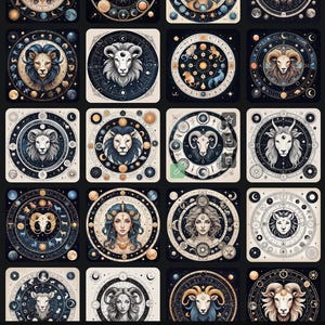 Fantasy - Dreamy - Retro Astrological Zodiac 13 Signs 101 T-shirt ...