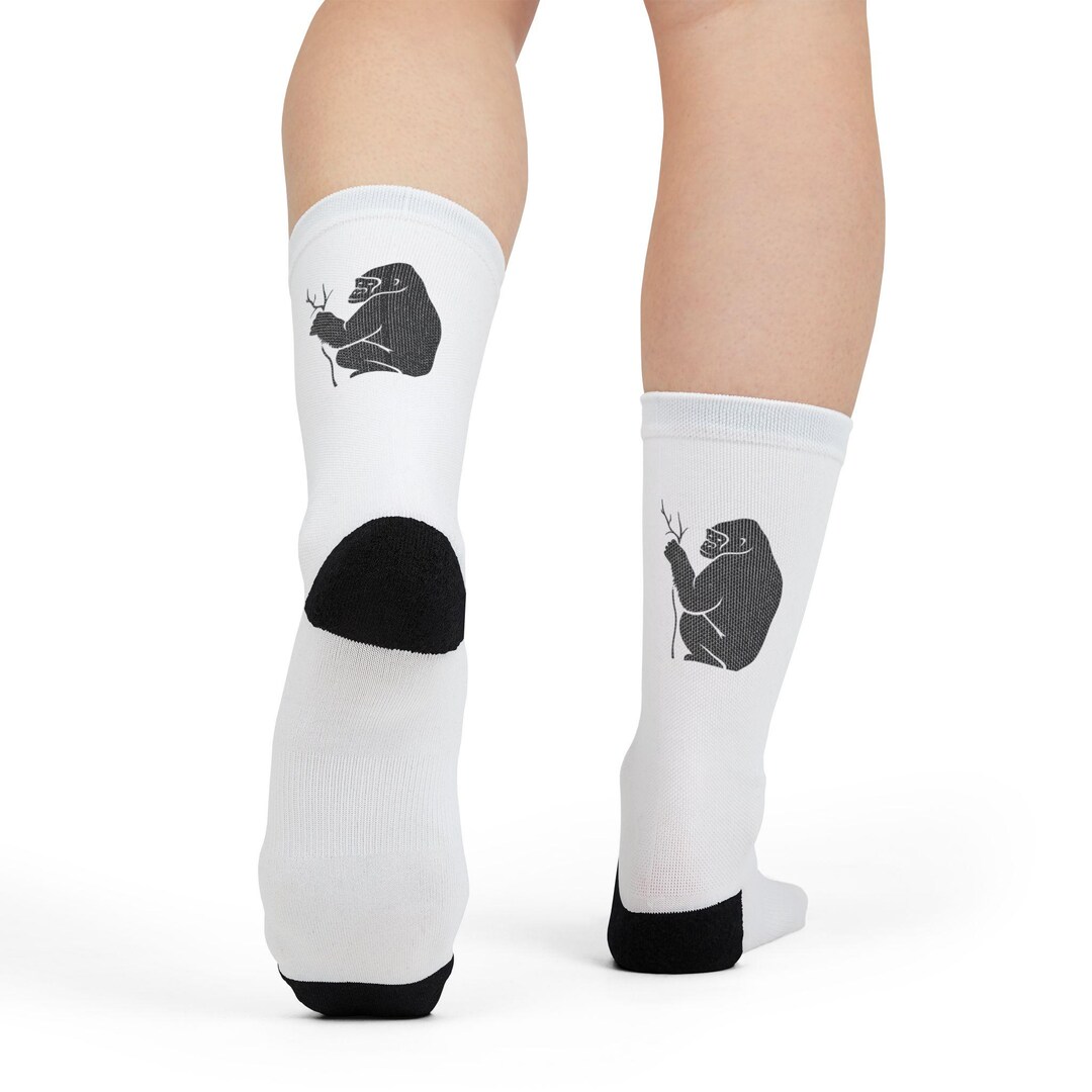 Sublimation Crew Socks Sustainable Footwear, Printed Recycled Poly ...