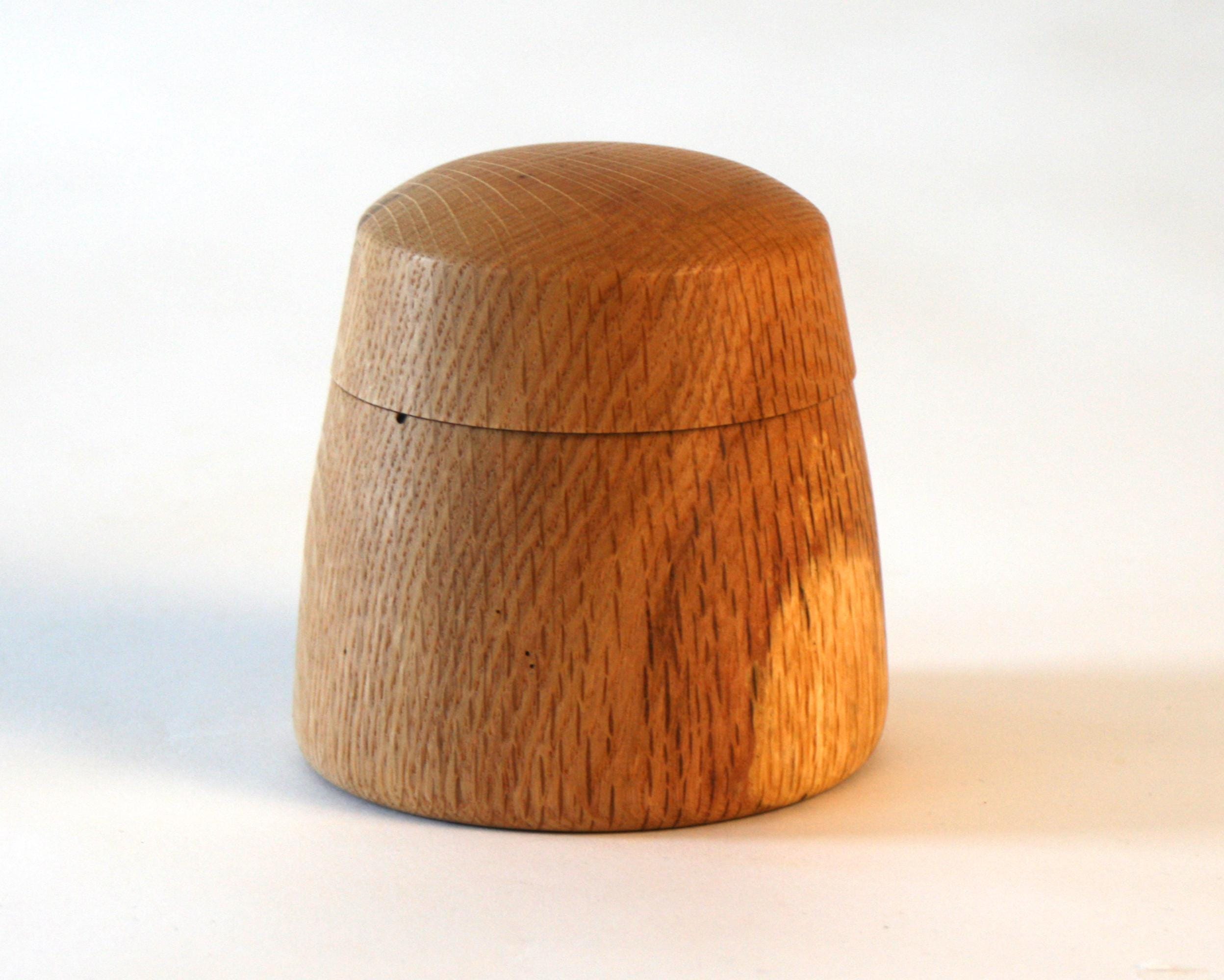Small, Turned Red Oak Box - Etsy
