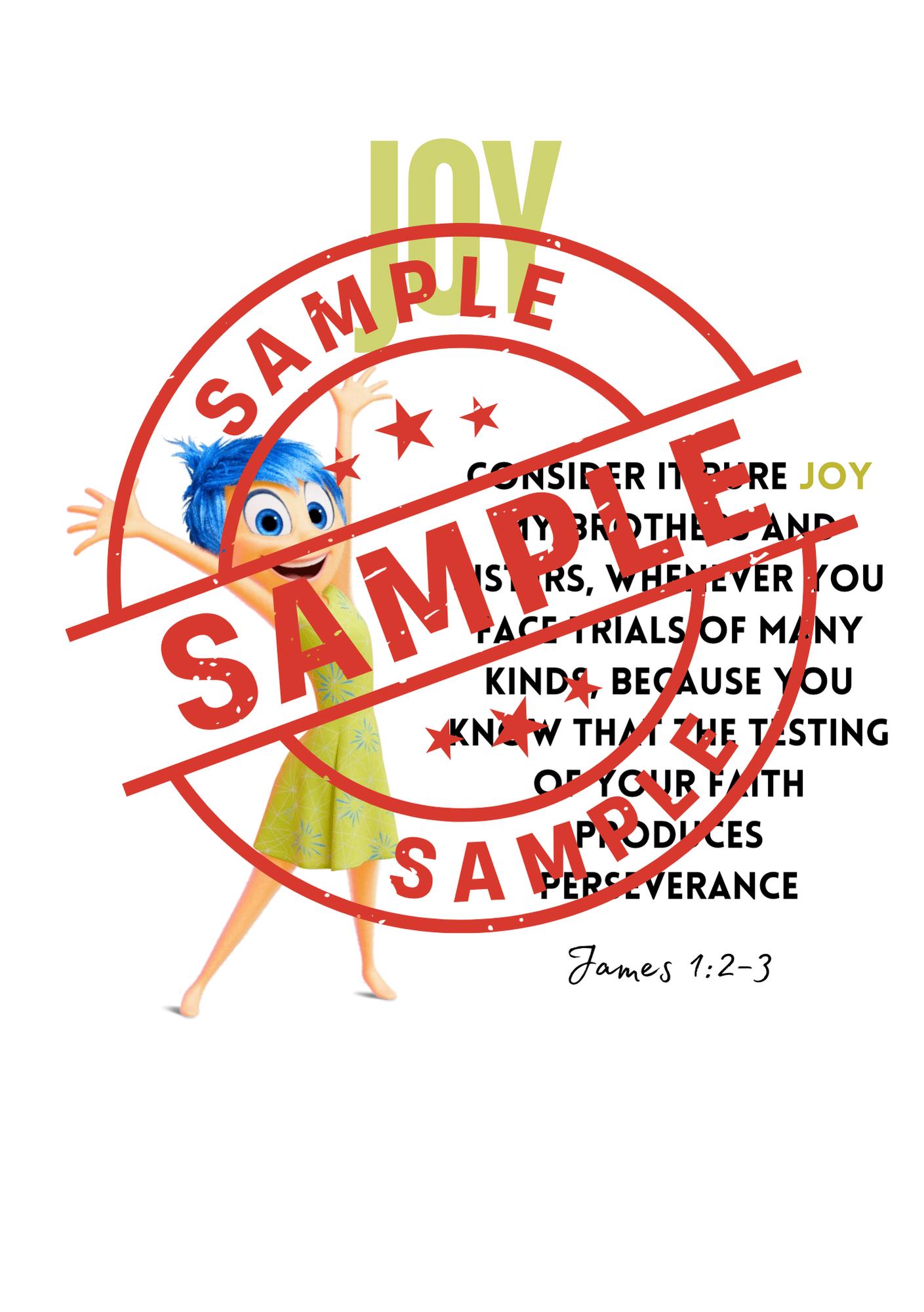 Inside Out Bible Verses Based on the Movie - Kids Digital Download and ...