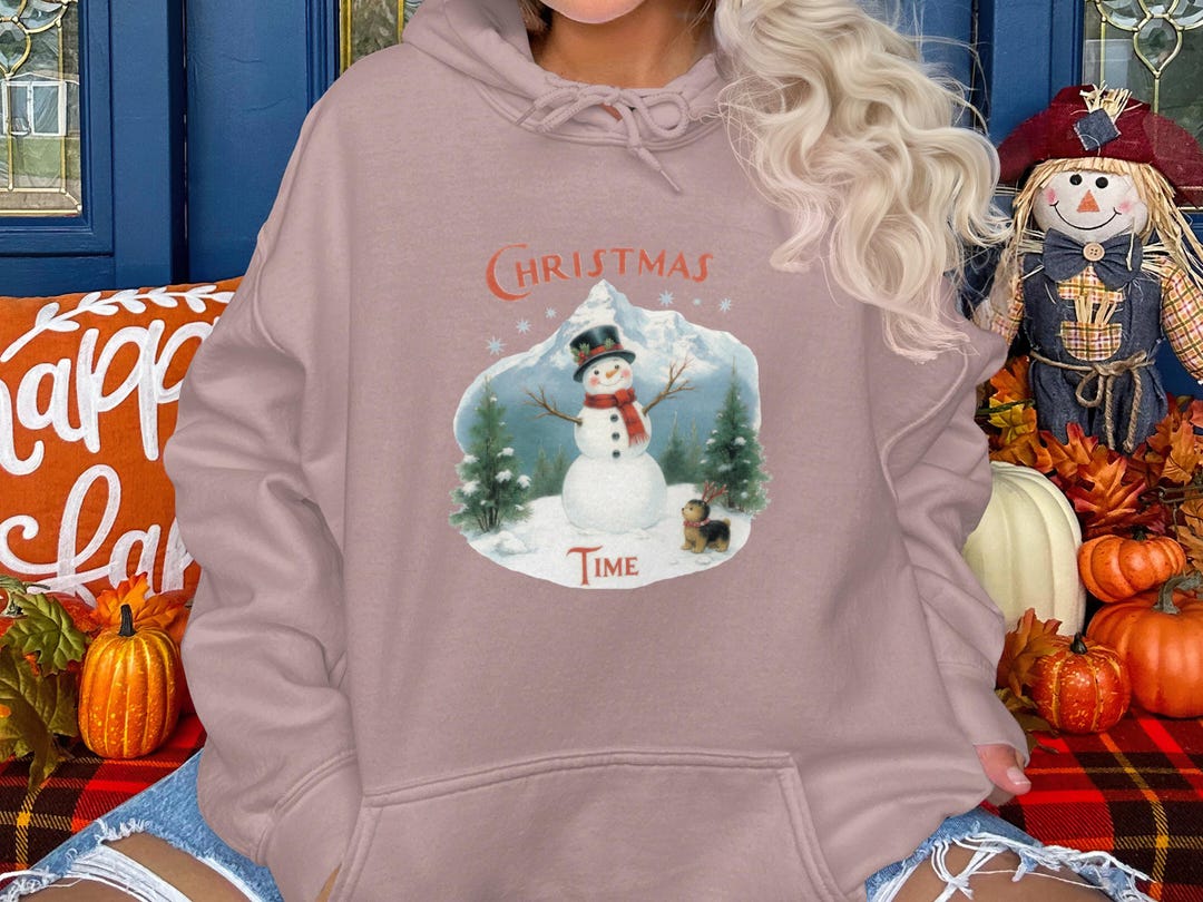 Retro Christmas Snowman PNG, Christmas Time Snowman, Vintage Merry ...