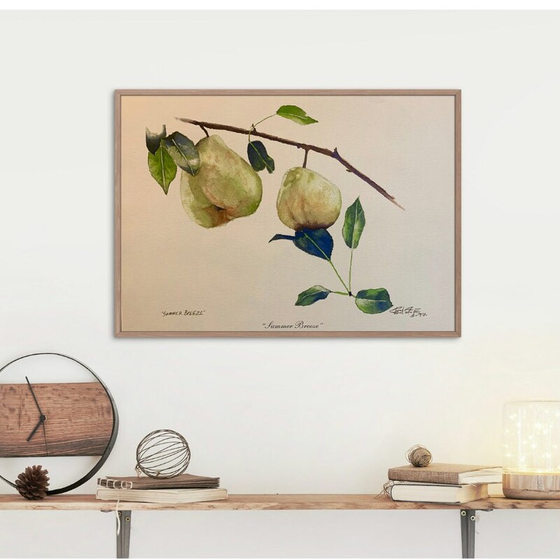 Pear Art - Etsy