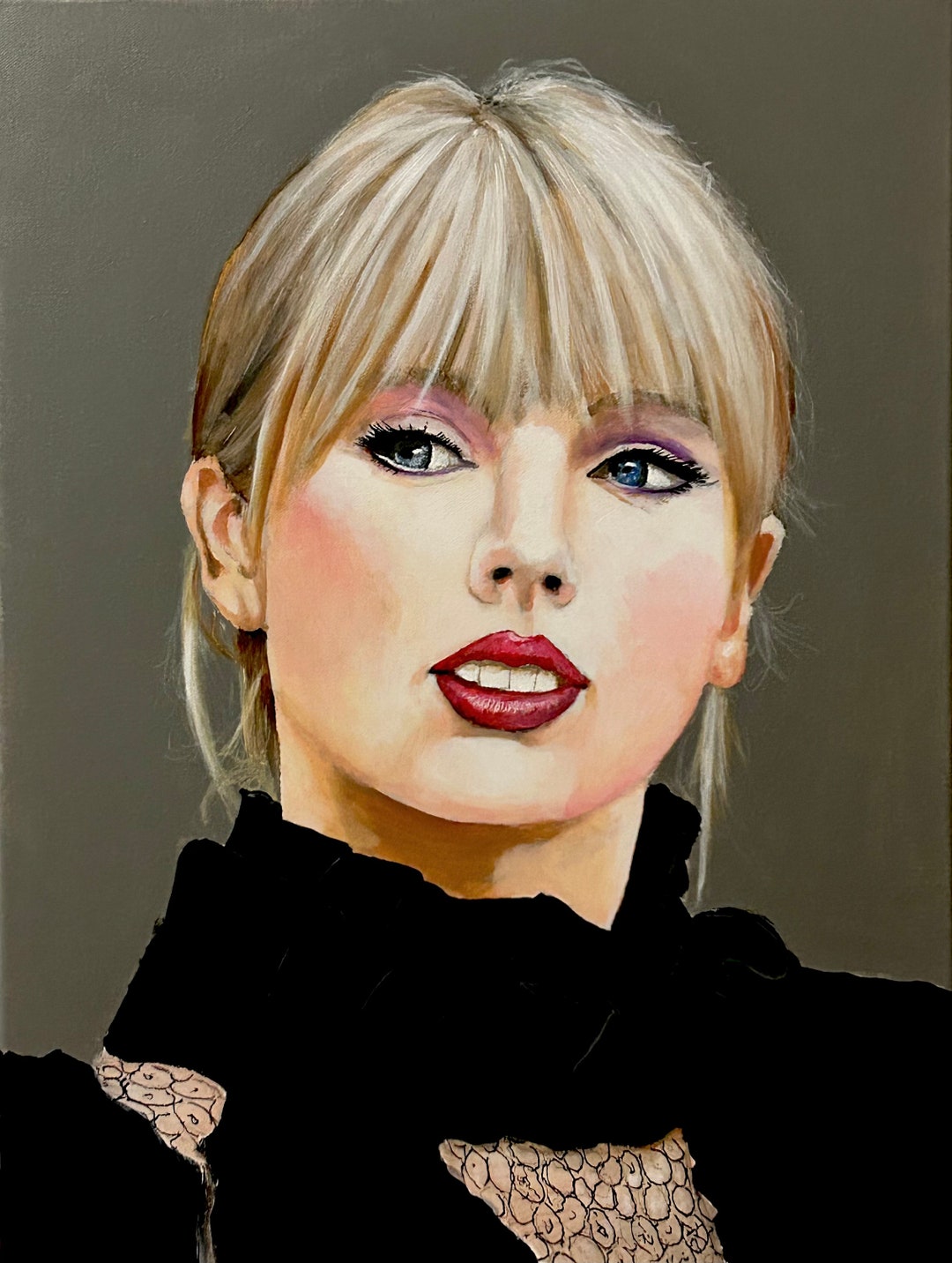 Taylor Swift Painting, 18 X 24 Acrylic on Canvas Hand-painted by Me ...