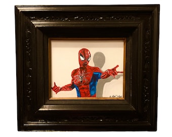 Spider Painting Art - Etsy