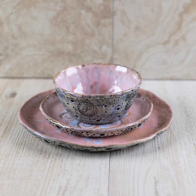 Pink Pearl Ceramic - Etsy