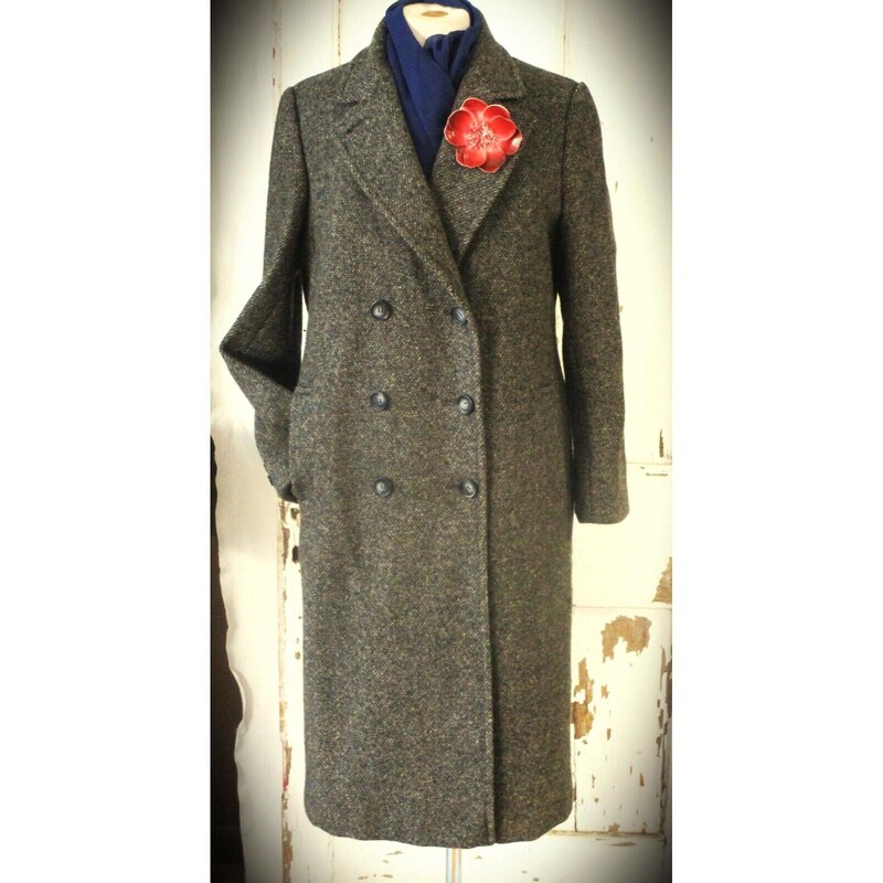 Wool Tweed Coat - Etsy