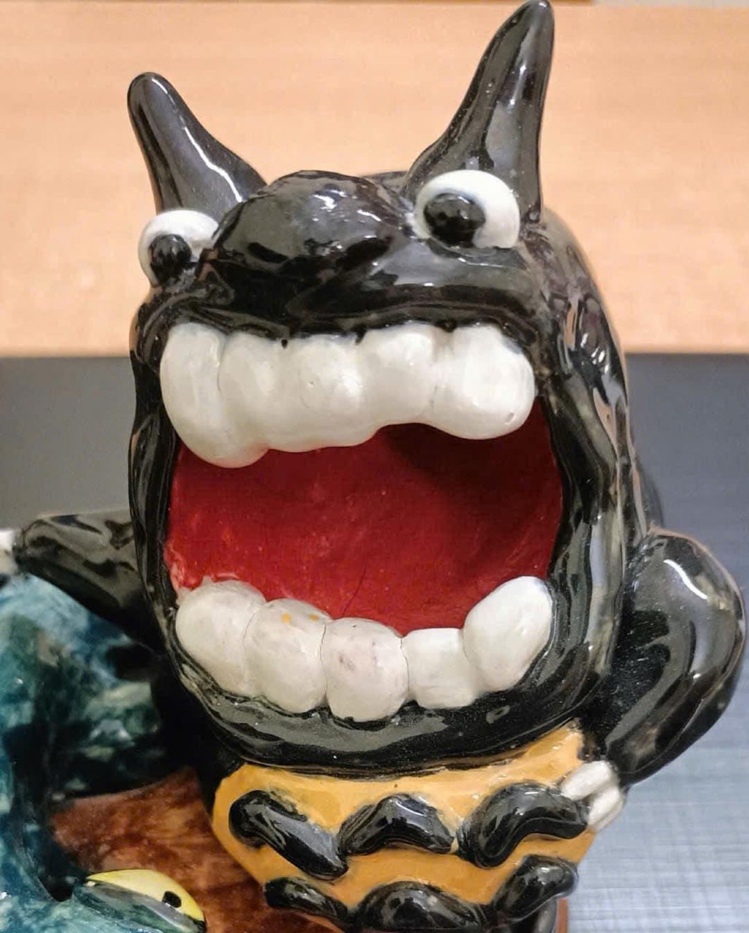 Totoro Ceramic Ashtray Studio Ghibli Inspired Smoking Accessory - Etsy
