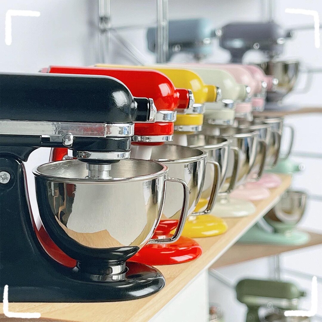 Miniature Stand Mixer With Bowl & Attachments | 1:6 Scale Kitchenaid ...