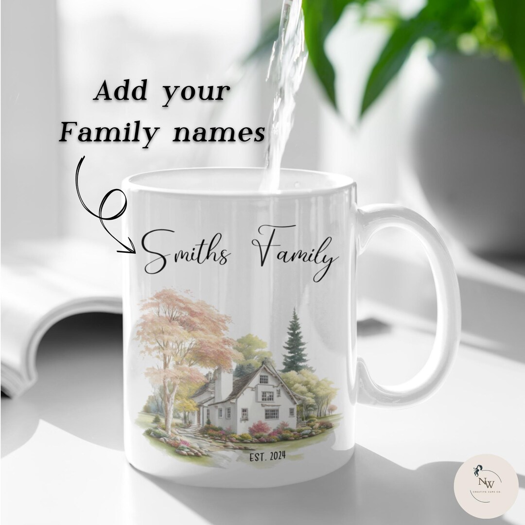 Personalized Family Mug, Watercolor Designs, Customize Your Own Mug ...