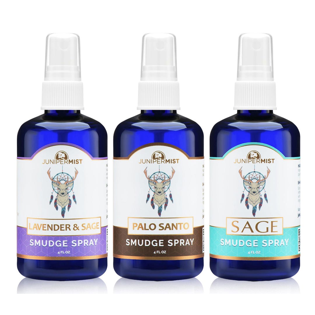 Smudge Gift Set for Cleansing Negative Energy, Smudge Spray, Unique ...