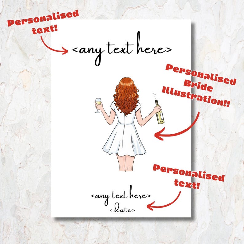 Personalised Kiss the Miss Goodbye Guestbook Poster: Vino Before Vows ...