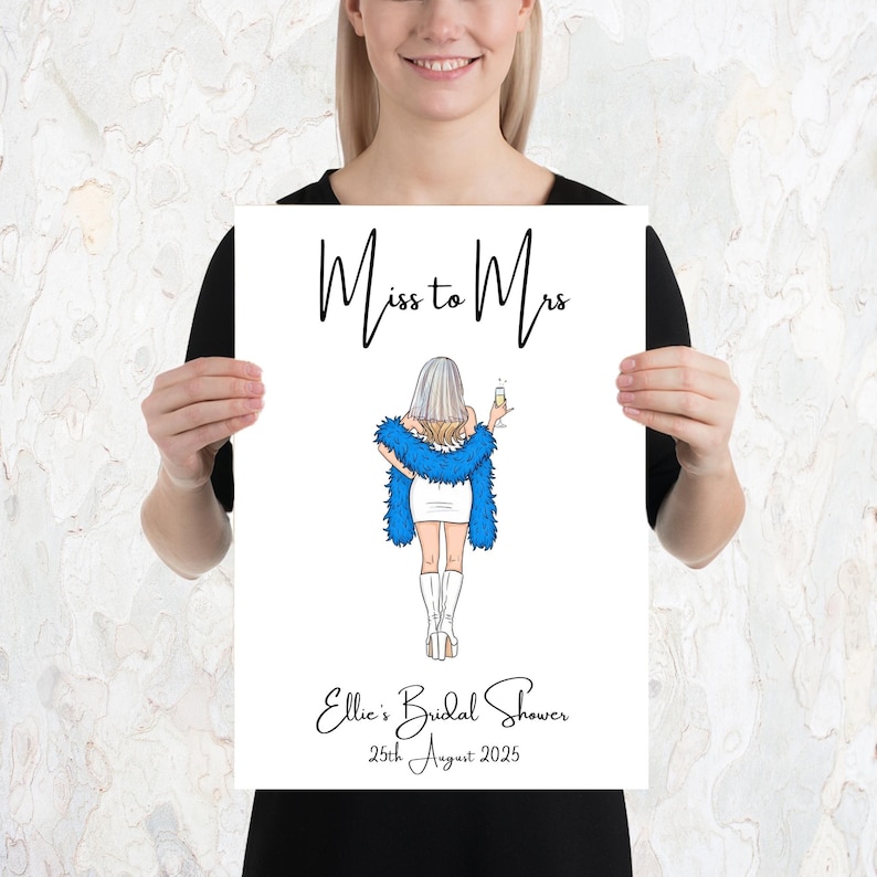 Personalised Mamma Mia Kiss the Miss Goodbye Hen Do Poster: ABBA ...