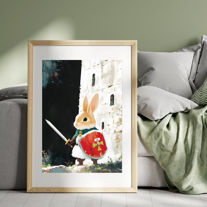 Medieval Rabbits - Etsy