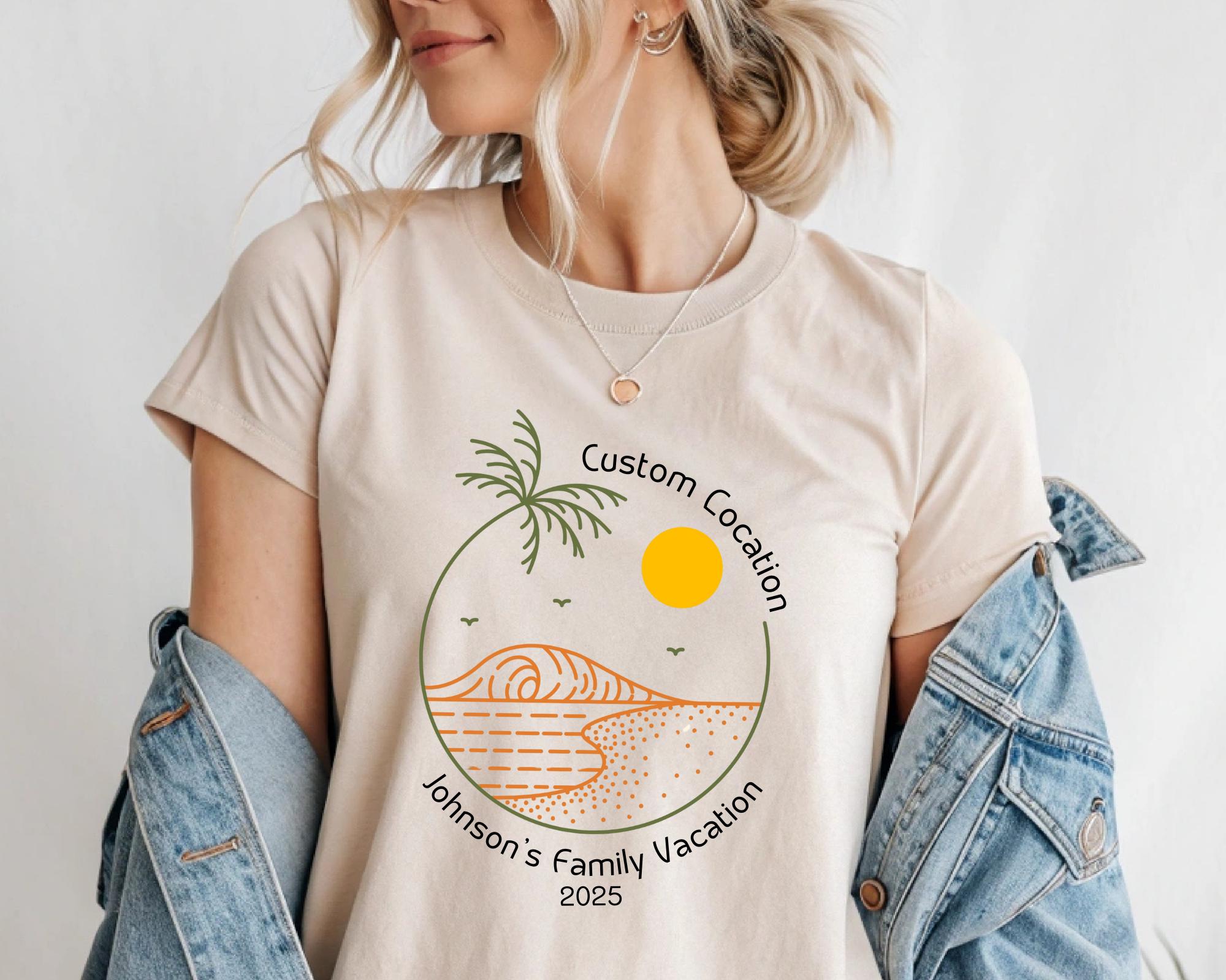 Custom Beach Vacation Shirts for Family Friends Custom Trip T-shirt T ...