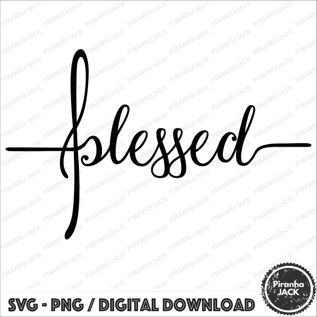 Blessed Cross Svg, Blessed PNG, Cut File, Blessed Cross Clipart ...