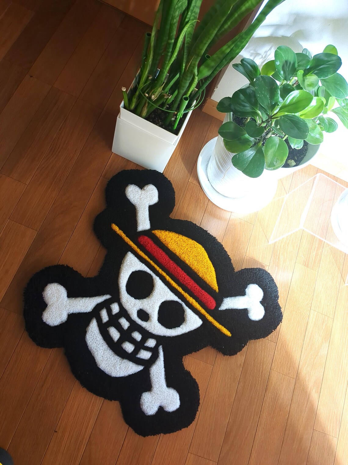 Custom Rug 3D Tufted Emblem of Pirate of Straw Hat - Etsy