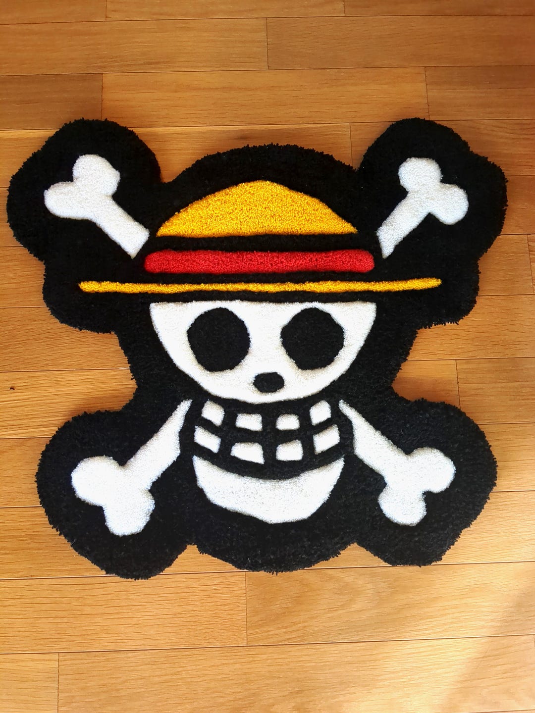 Custom Rug 3D Tufted Emblem of Pirate of Straw Hat - Etsy