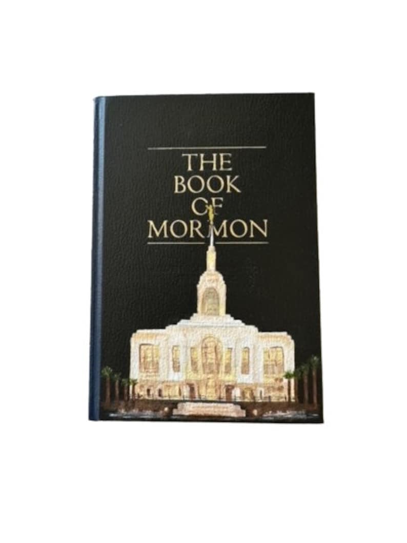 Hand Painted Book of Mormon Pick Your Temple Custom Special Order ...