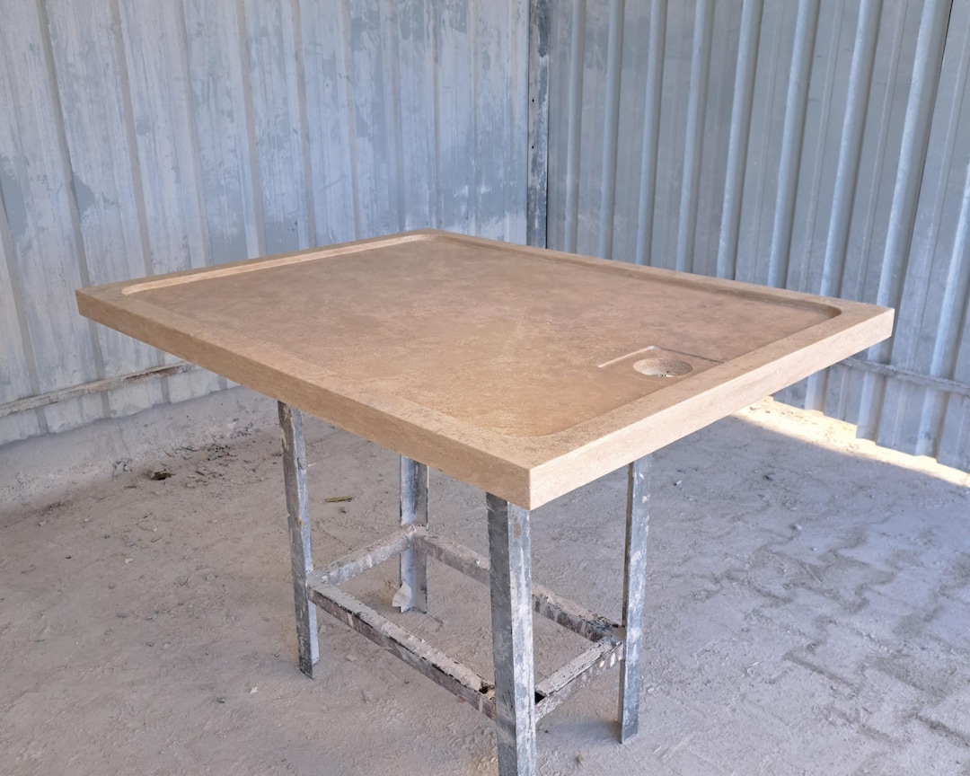 Luxury Travertine Shower Base, Travertine Shower Tray, Handcrafted ...
