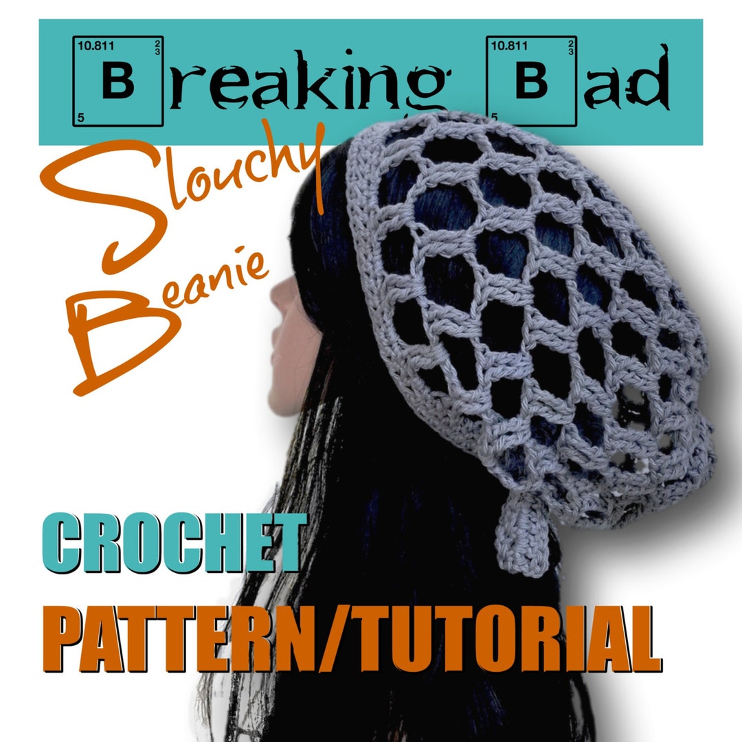 CROCHET PATTERN TUTORIAL the Breaking Bad Slouchy Beanie 8 - Etsy