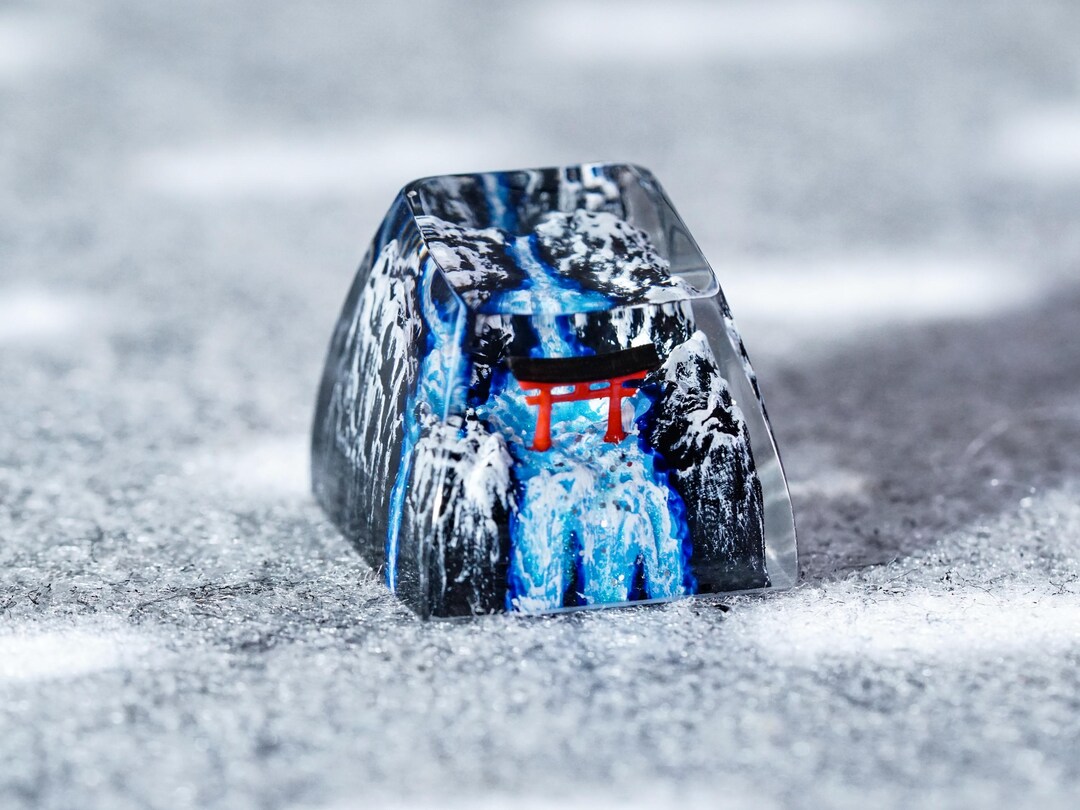 Winter Torii Gate Keycap, Sakura Torii Japanese Anime Keycap for Switch ...