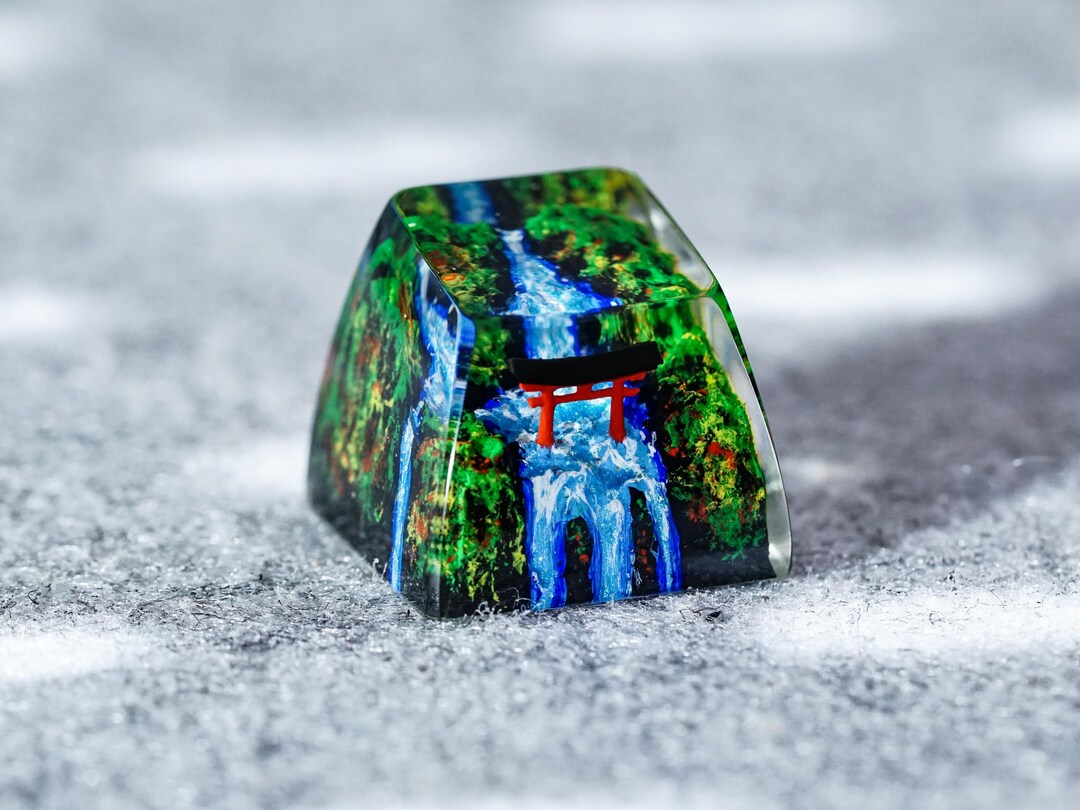 Autumn Torii Gate Keycap, Sakura Torii Japanese Anime Keycap for Switch ...