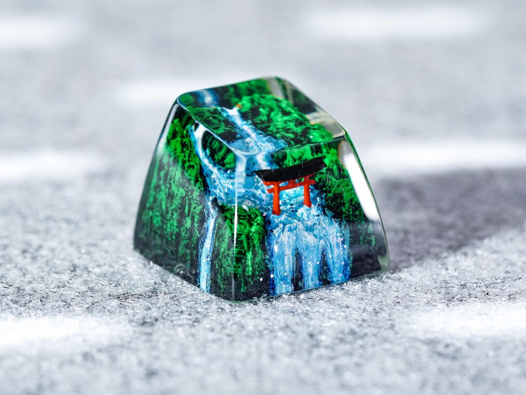 Summer Torii Gate Keycap, Sakura Torii Japanese Anime Keycap for Switch ...