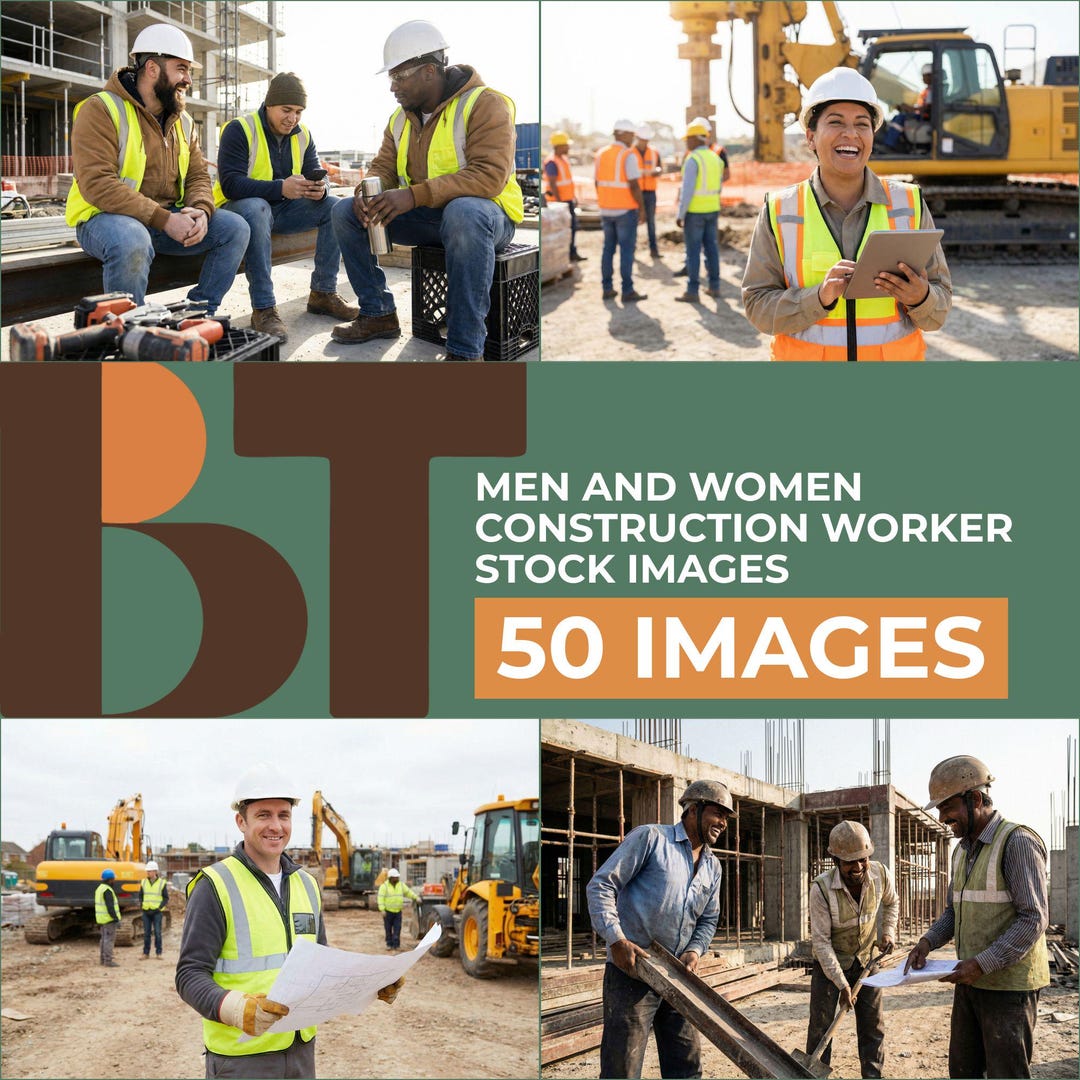 Diverse Construction Worker 50 Stock Photos | Men and Women On-site ...