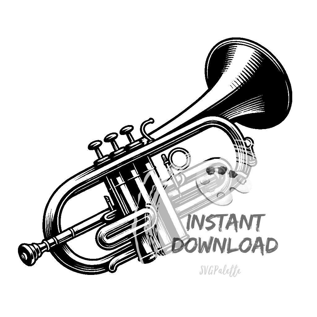 Trumpet SVG Bundle - Etsy