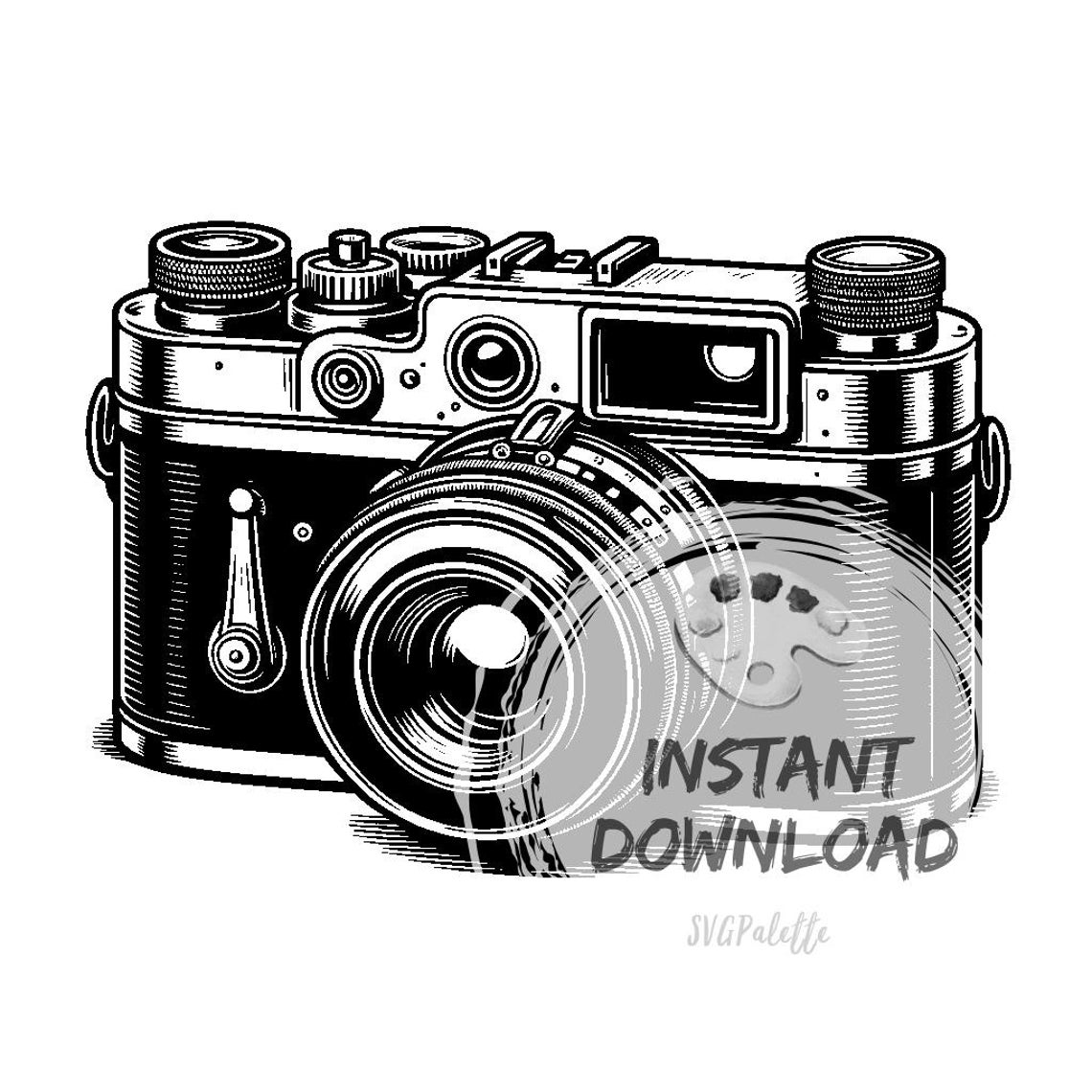Vintage Camera SVG Bundle - Etsy
