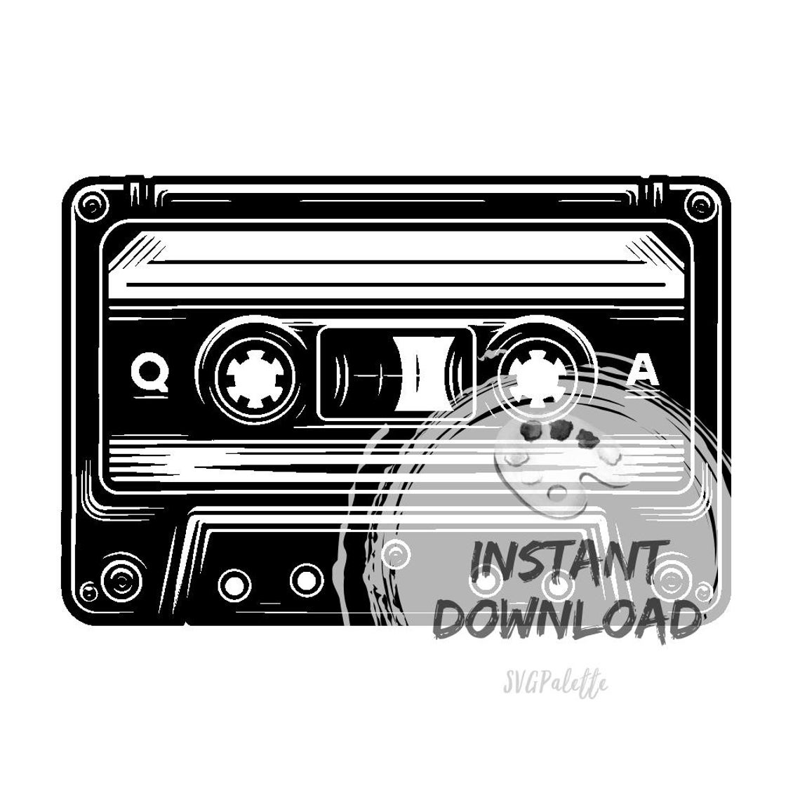 Cassette Tapes SVG Bundle - Etsy
