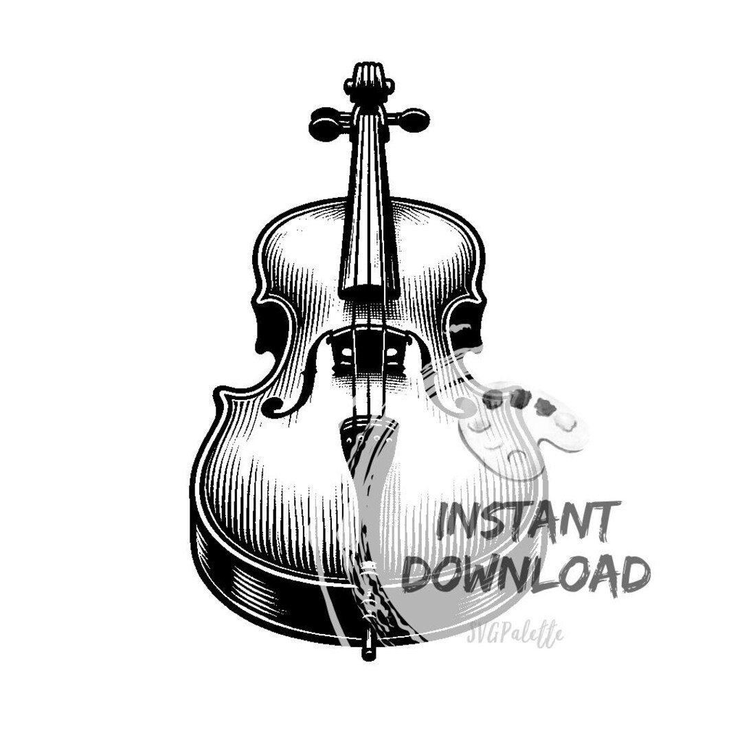 Cello SVG Bundle - Etsy