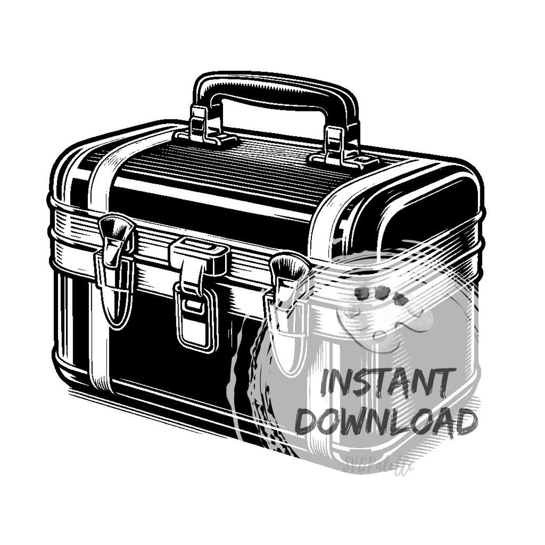 Retro Caboodle Makeup Case SVG Bundle - Etsy