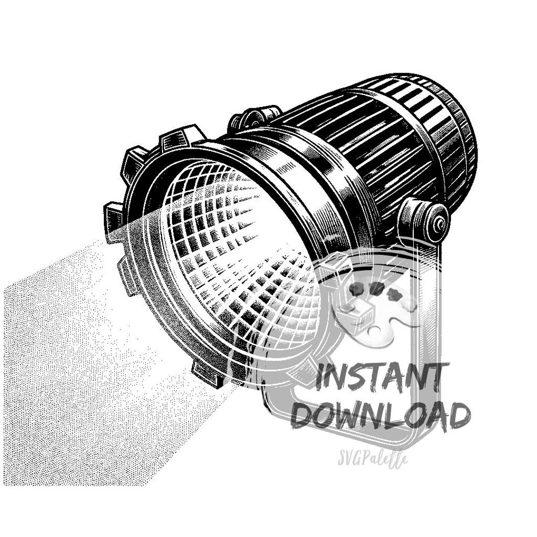 Spotlight Beam SVG Bundle - Etsy