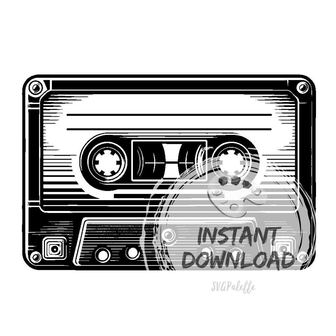 Cassette Tapes SVG Bundle - Etsy