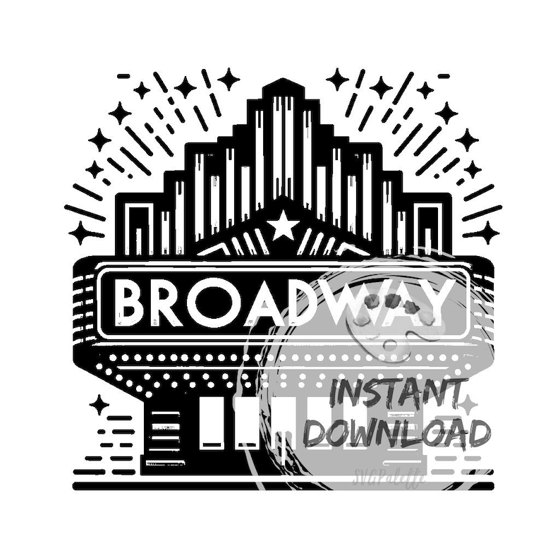 Broadway Marquee SVG Bundle - Etsy