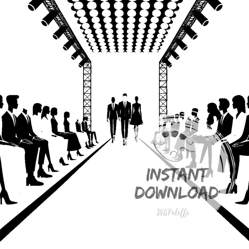 Fashion Show Runway SVG Bundle - Etsy