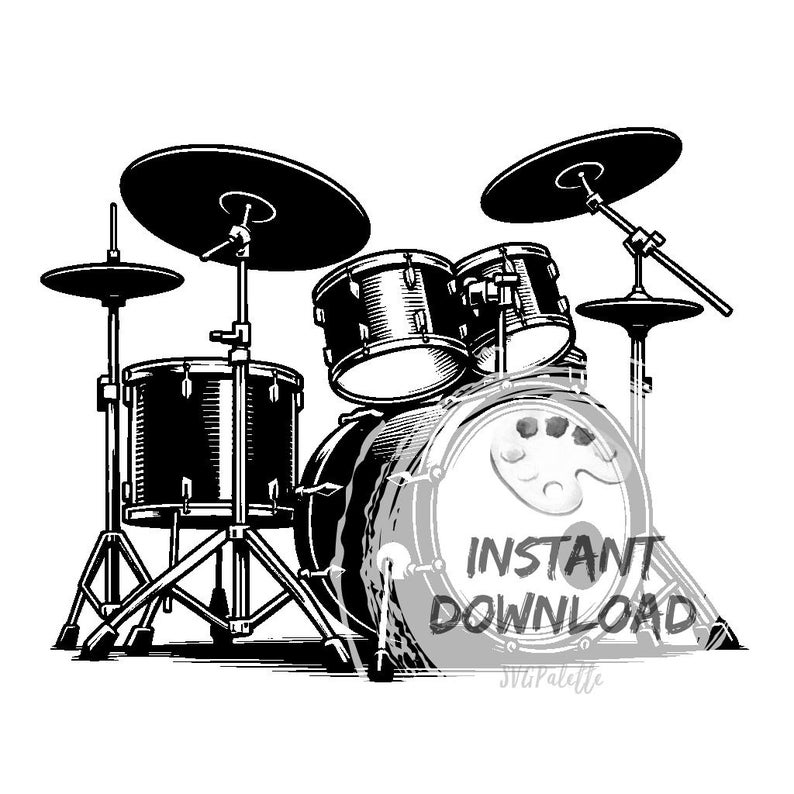 Drum Kit SVG Bundle - Etsy