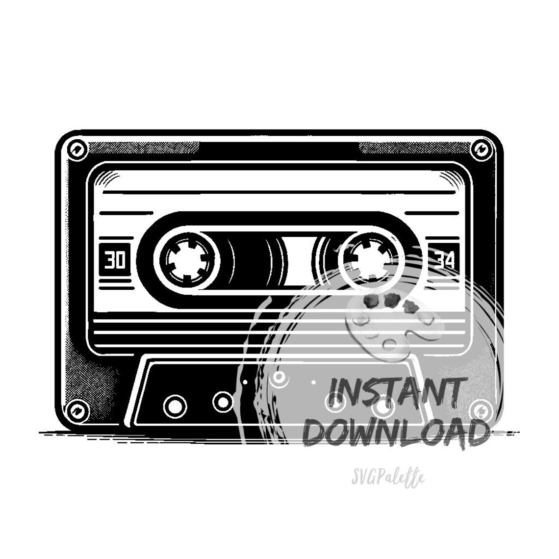 Cassette Tapes SVG Bundle - Etsy