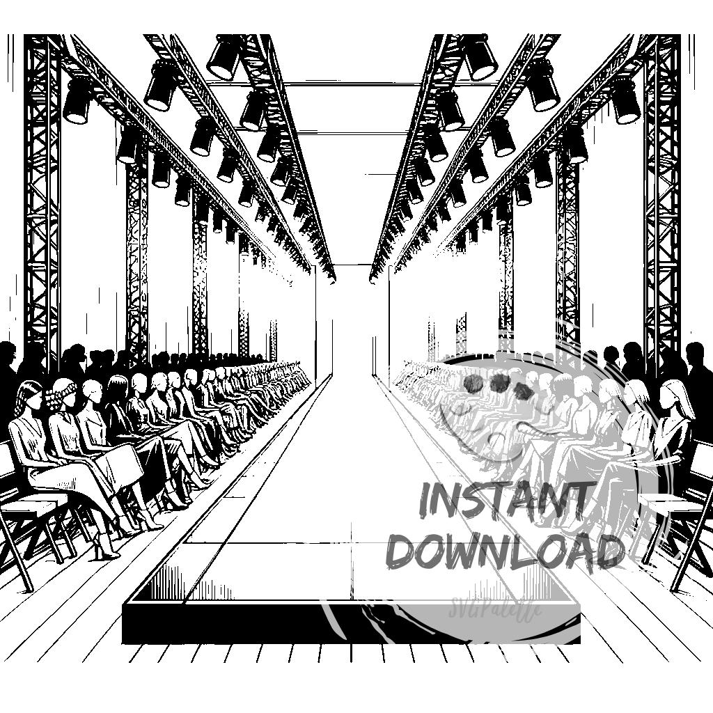 Fashion Show Runway SVG Bundle - Etsy