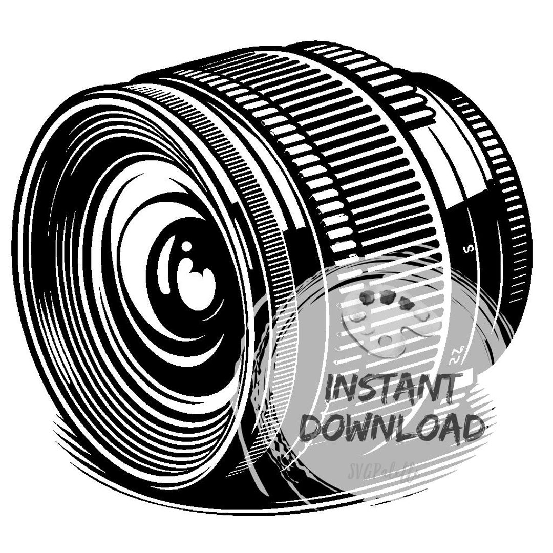 Camera Lens With Aperture SVG Bundle - Etsy