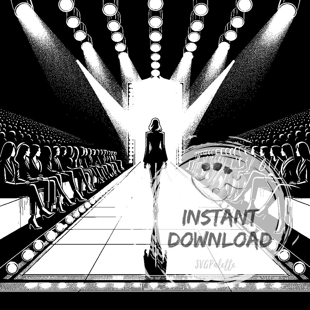 Fashion Show Runway SVG Bundle - Etsy
