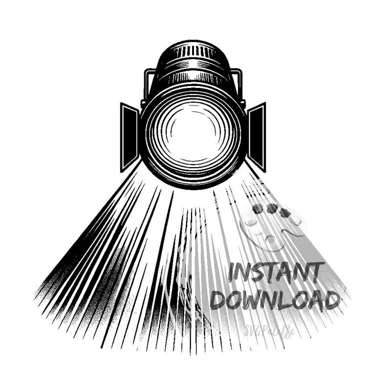 Spotlight Beam SVG Bundle - Etsy