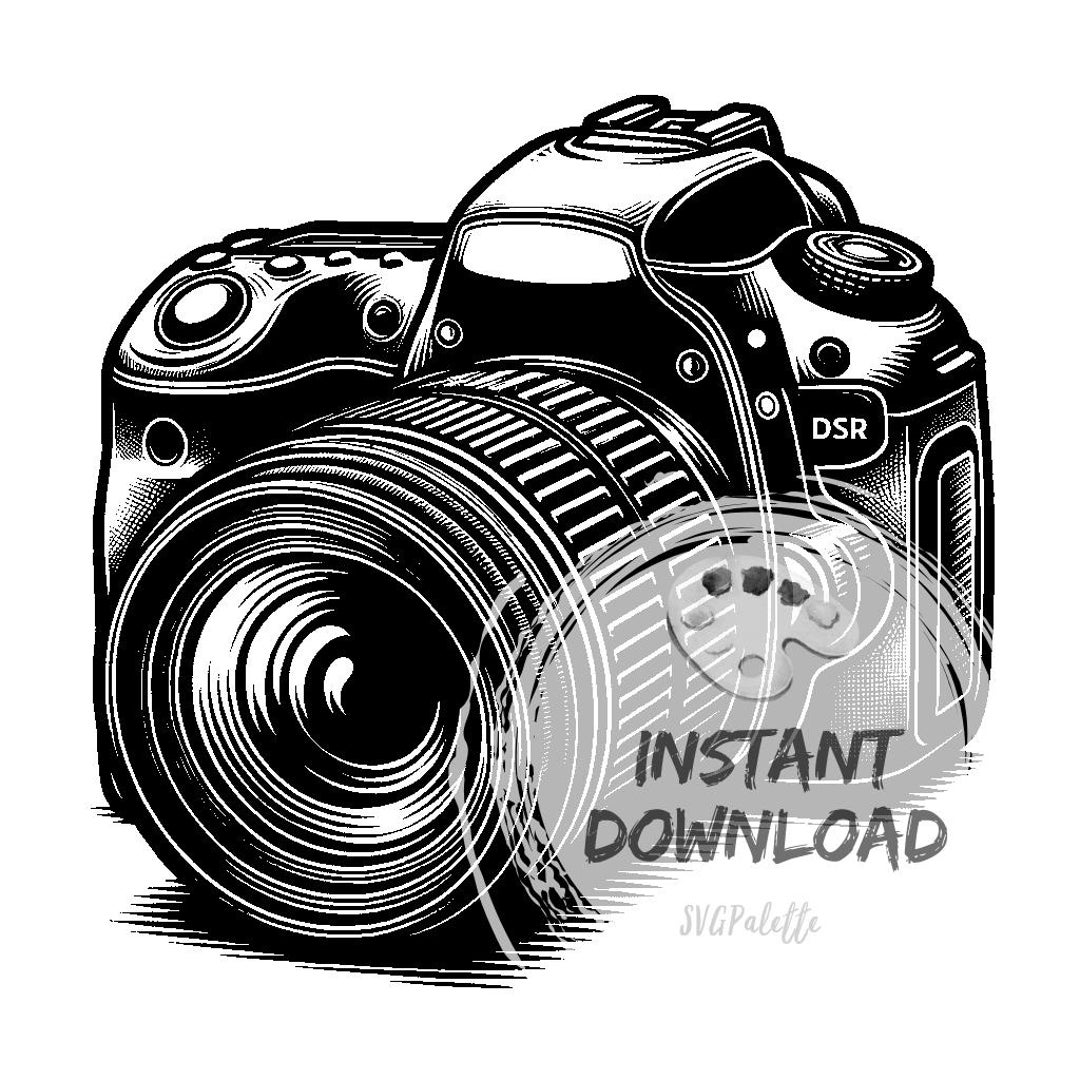 DSLR Camera SVG Bundle - Etsy