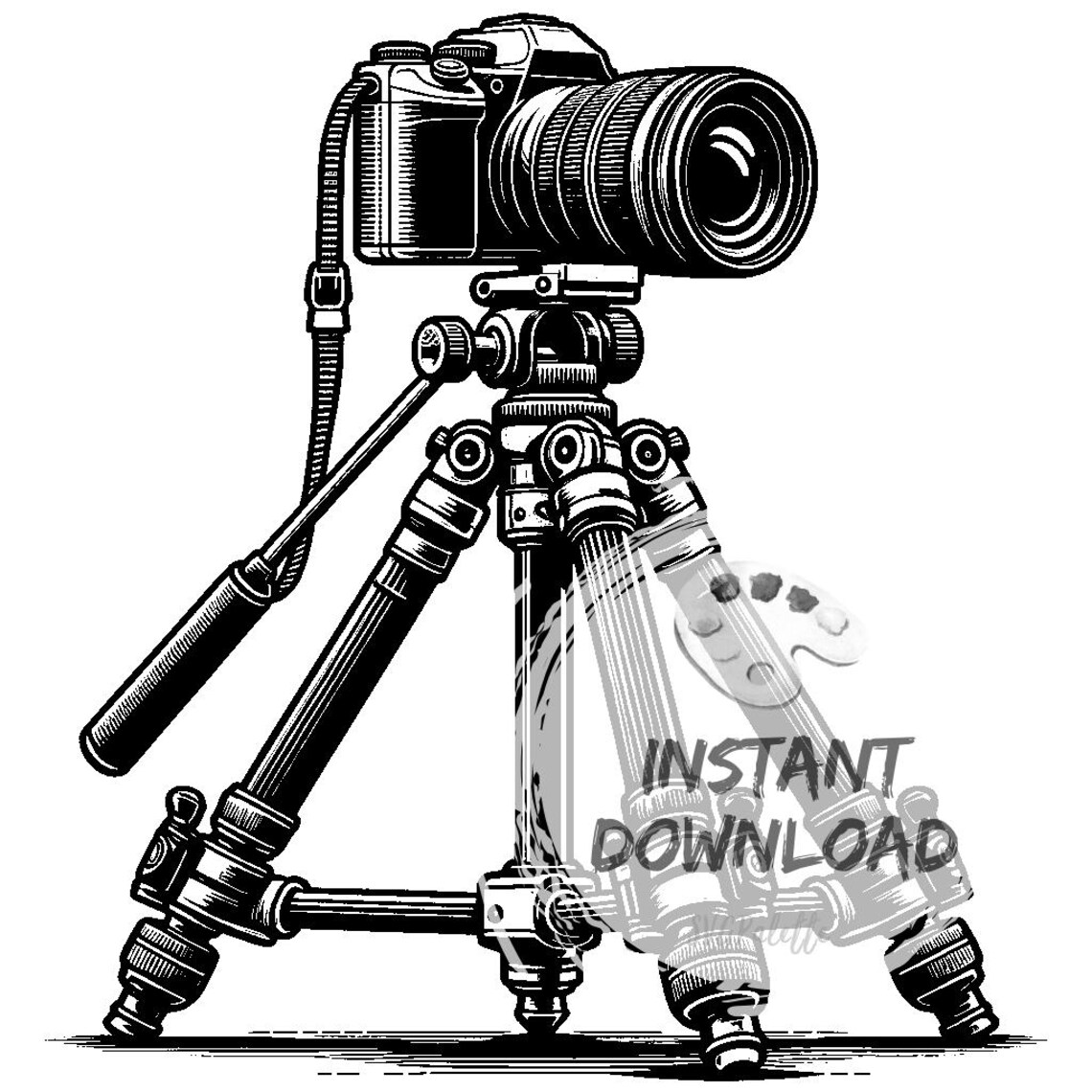 Tripod and Camera Setup SVG Bundle - Etsy