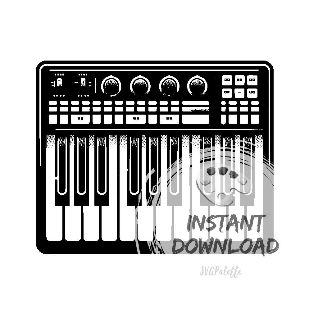 Piano Keyboard SVG Bundle - Etsy