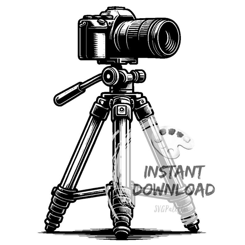 Tripod and Camera Setup SVG Bundle - Etsy