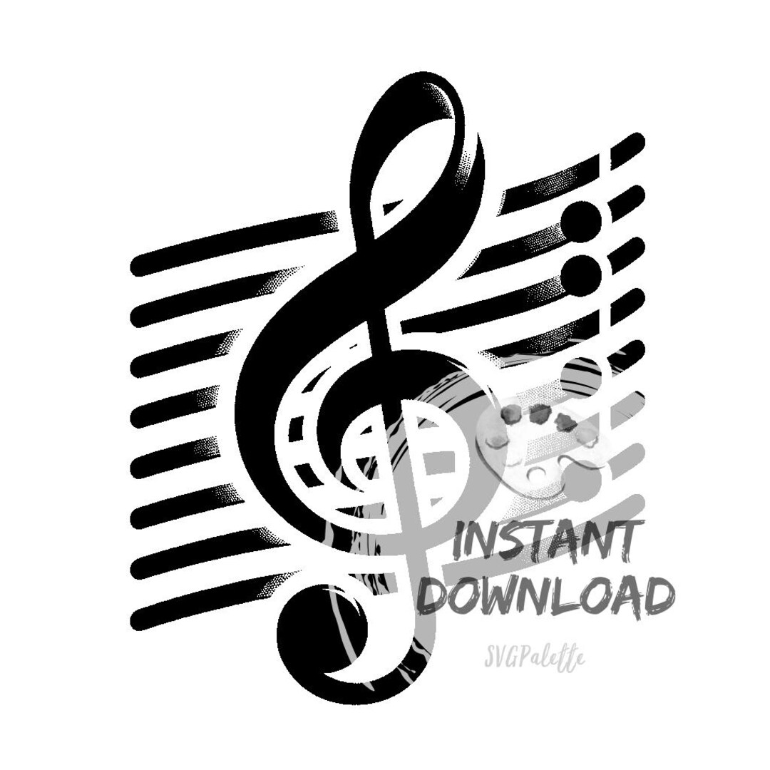 Music Staff SVG Bundle - Etsy